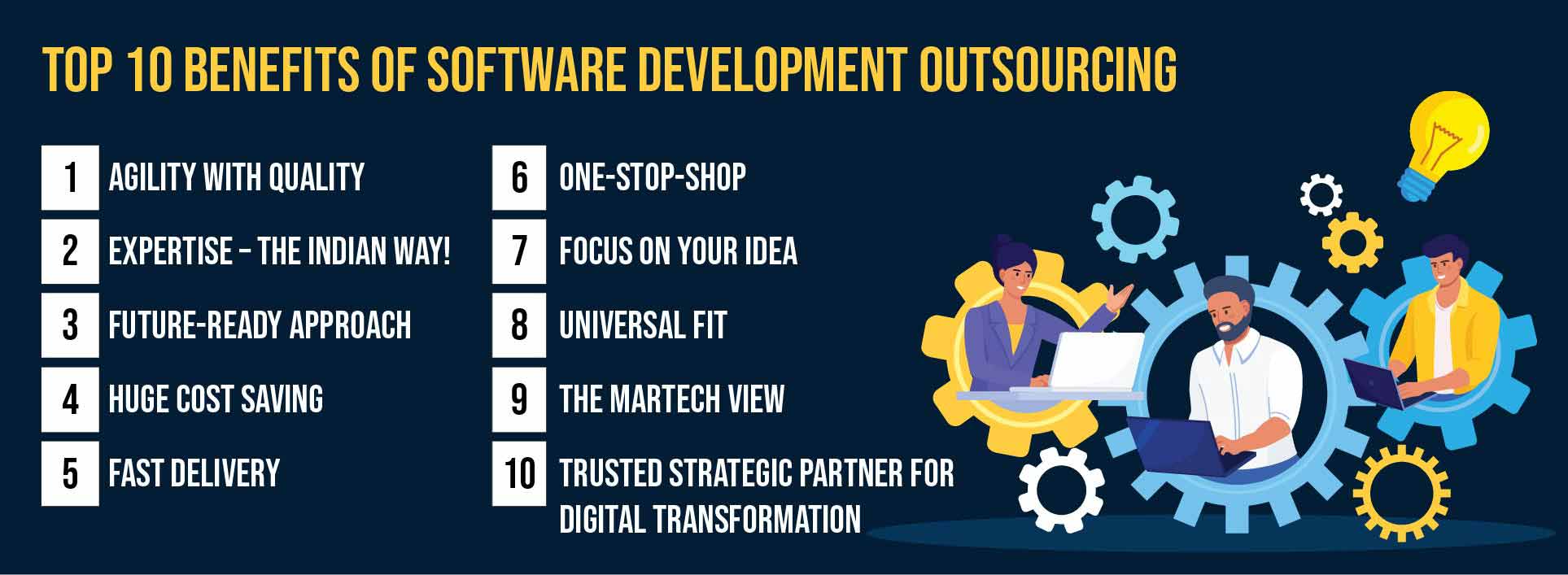 10 benefits of Software Development Outsourcing to look out for 2022 & beyond | kellton